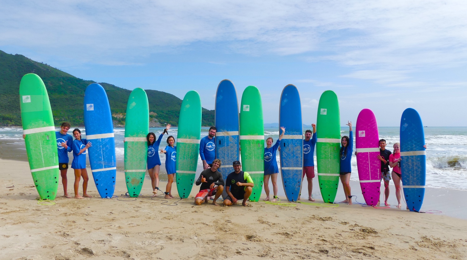Surfing in Nha Trang - Surf Courses Rent a Surfboard